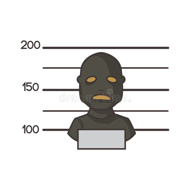 Criminal. Vector Illustration Decorative Design Stock Vector ...