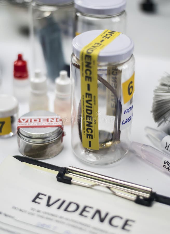Criminalistic Lab, Victim Clock Analysis for Murder Stock Photo - Image ...