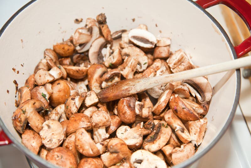 Crimini mushrooms stock photo. Image of eating, healthy - 18720916