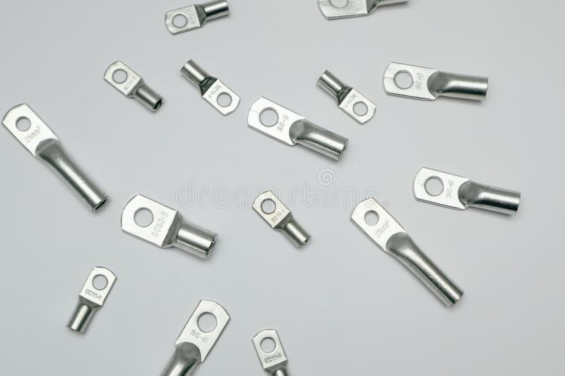 Closed-end Ring Terminal. Crimp Terminals for Electrical Wires, Tools ...