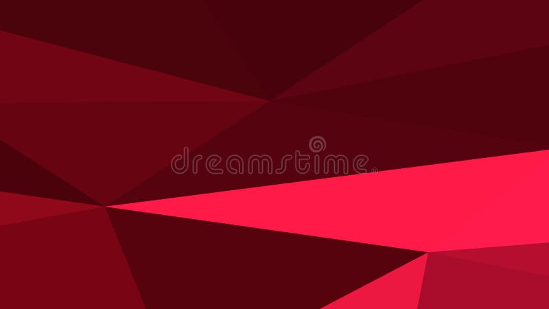 Crimson Abstract Background. Geometric Vector Illustration. Colorful 3D ...