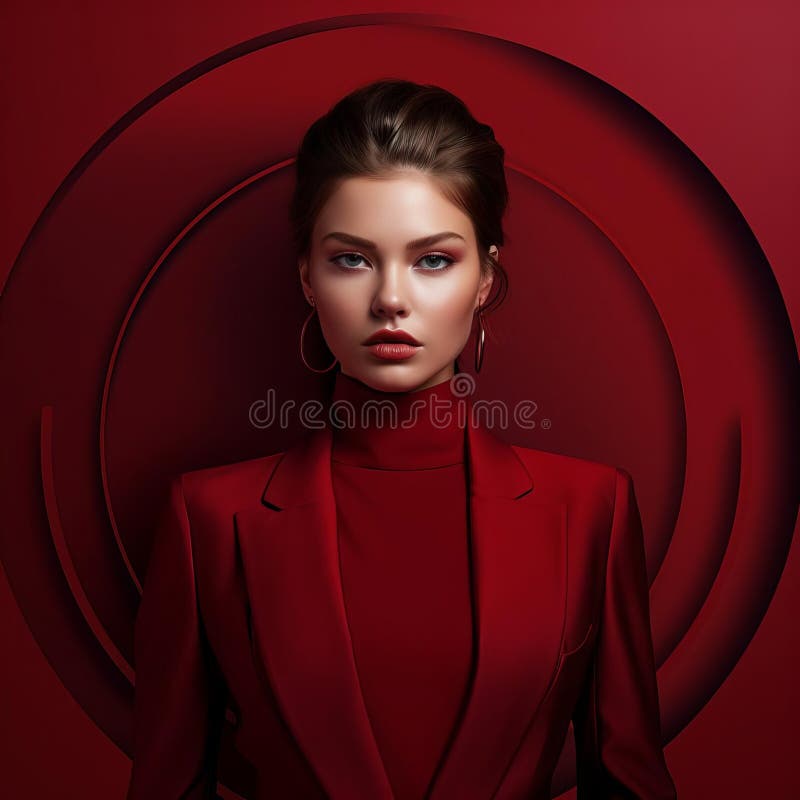 Minimalist Crimson Background Design with Deep Crimson Tones Stock ...