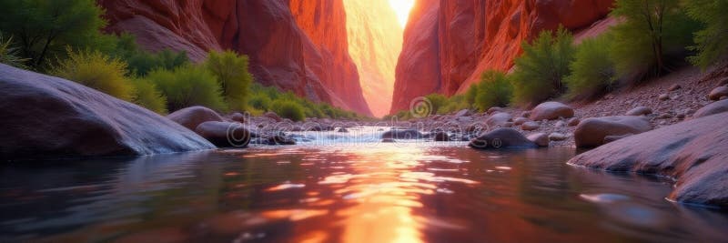 Stream Blurred Water Shadow Beauty Park Stock Illustrations – 11 Stream ...
