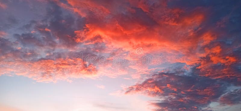 Crimson clouds stock image. Image of cloud, clouds, sunrises - 28012955