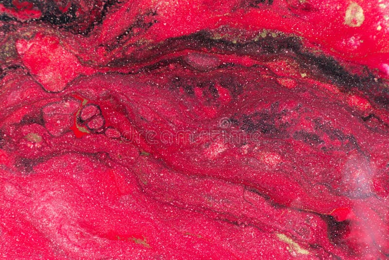 Crimson Color Abstract Fluid Background. Stock Photo - Image of ...