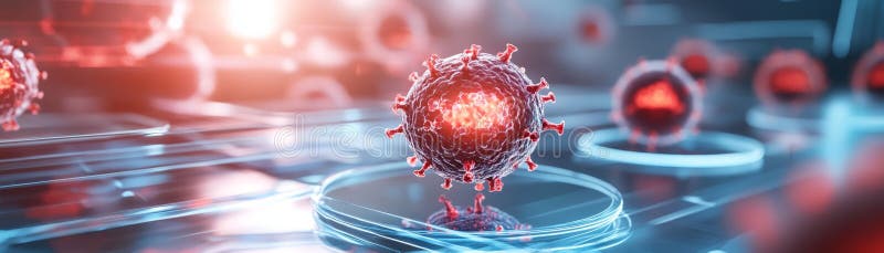 Crimson Flow, a Study in Red and Blue Abstract Stock Illustration ...