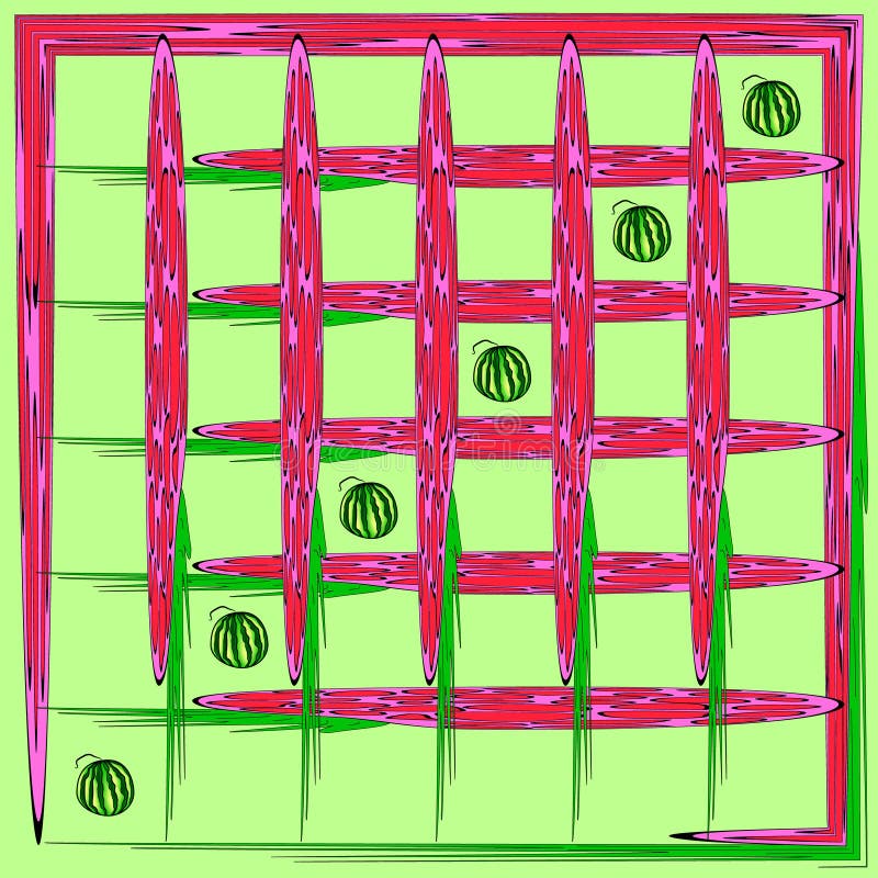Shapes Watermelons Stock Illustrations – 58 Shapes Watermelons Stock ...