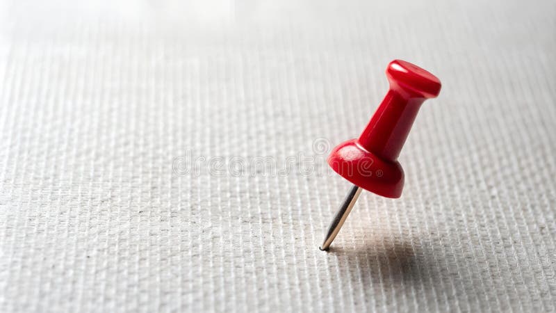 Crimson Push Pin on a Canvas of White: a Study in Contrast Generative ...