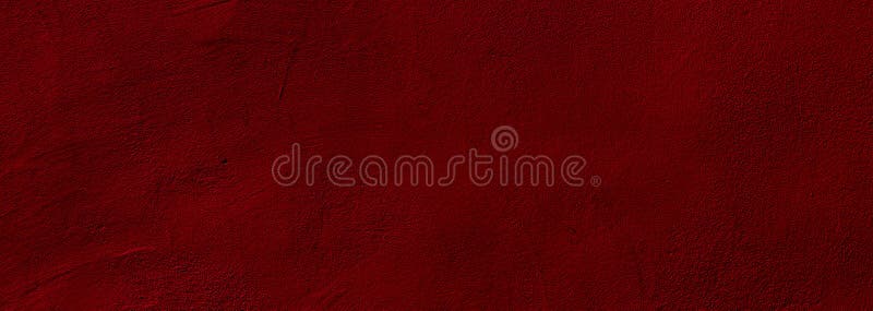 Crimson Red Colored Wide Panorama Wall Background with Textures of ...