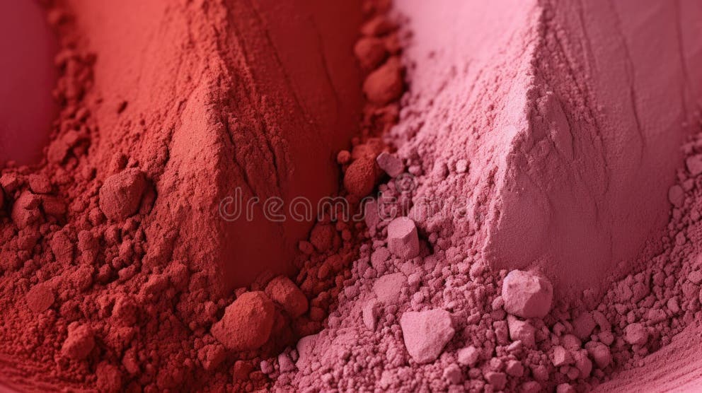 Crimson and Rose Powder stock illustration. Illustration of pigment ...
