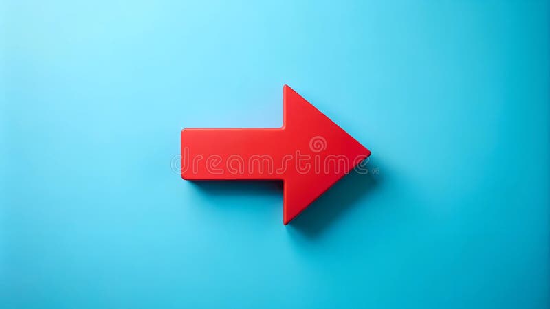 A Crimson Trail a Bold Arrow Leading Forward Generative AI Stock ...