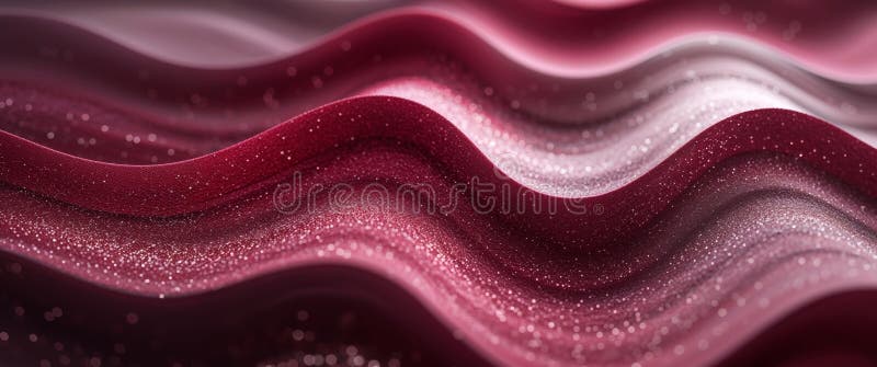 Crimson Wavy Abstract Background with Smooth Texture and Subtle Glitter ...