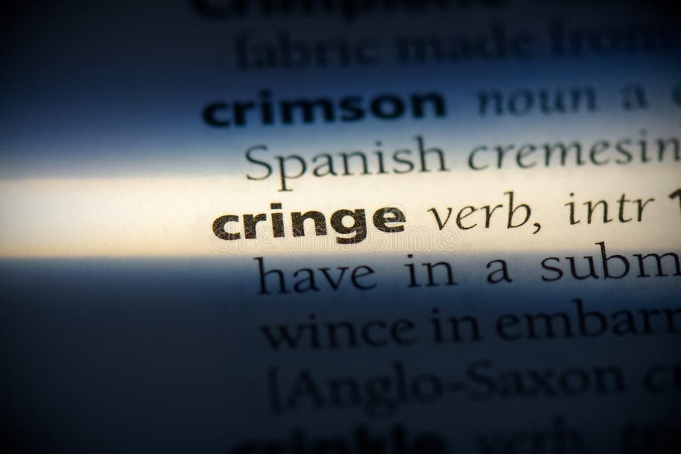 Cringe stock photo. Image of etymology, education, cringe - 161578178