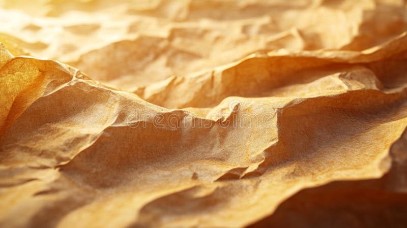 Crinkled Brown Paper Texture Background Image Stock Illustration ...