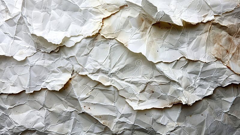 Crinkled Paper Texture stock illustration. Illustration of creased ...