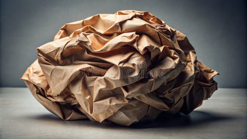 Crinkled Paper a Visual Representation of Stress and Anxiety Capturing ...