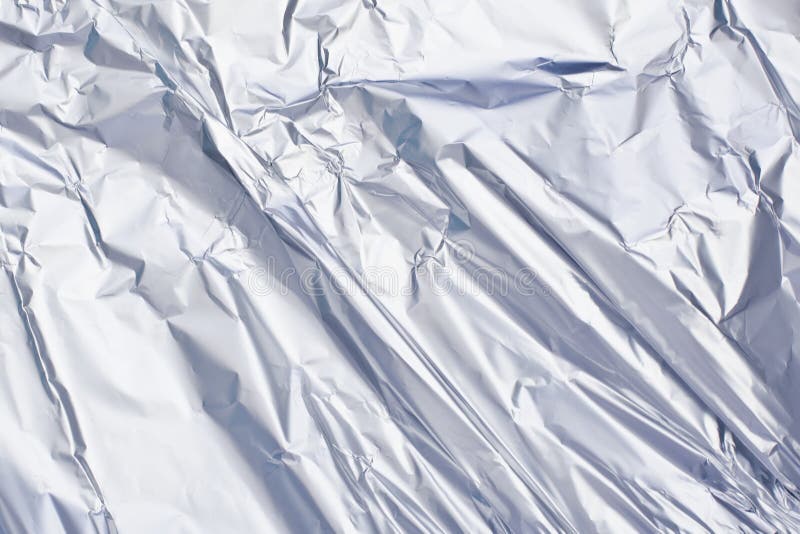 Crinkled tinfoil stock photo. Image of foil, mirror, pulsing - 45962712
