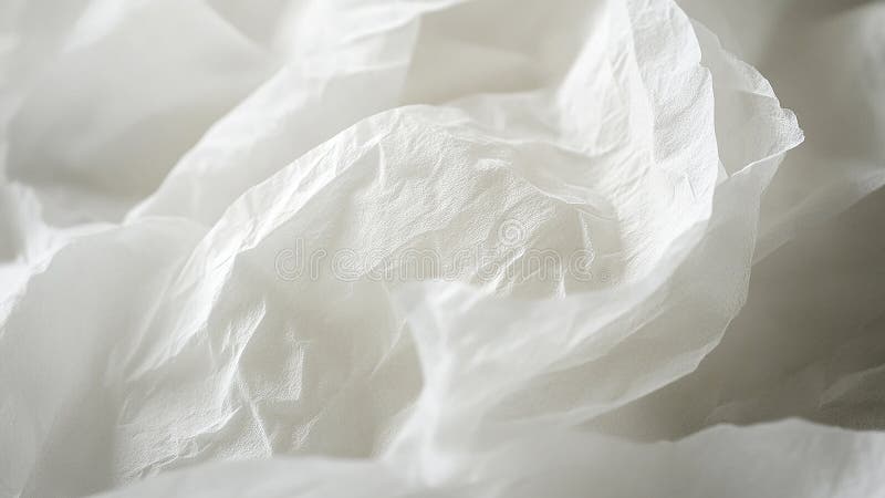 Crinkled White Tissue Paper Crinkled White Tissue Paper with a Delicate ...