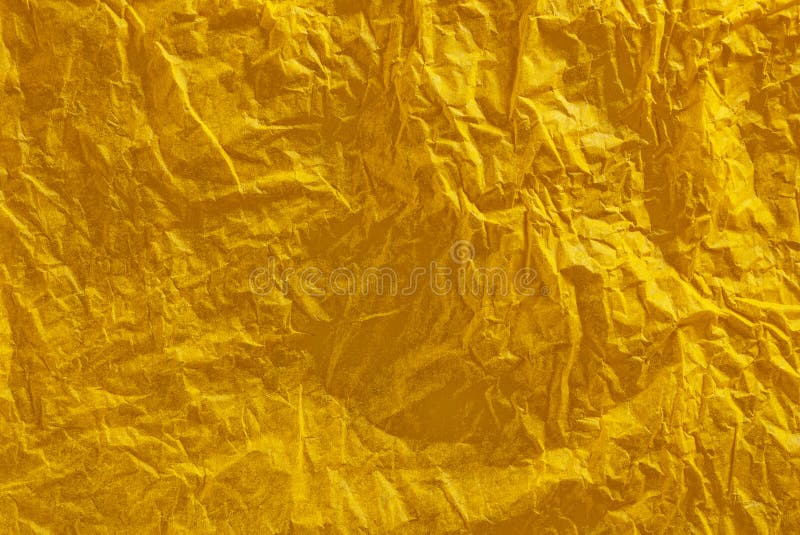 Crinkled Yellow Tissue Paper Background Stock Photo - Image of crumpled ...