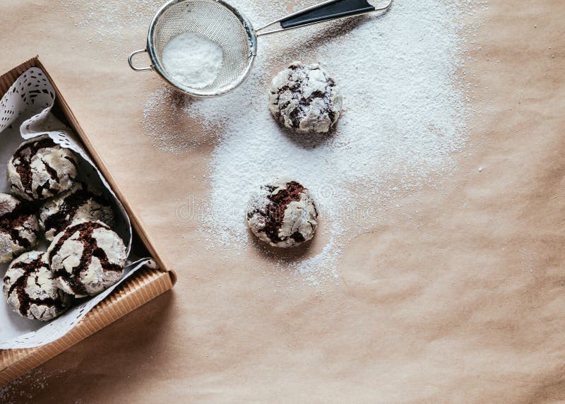Crinkles stock photo. Image of focus, horizontal, chocolate - 78411472