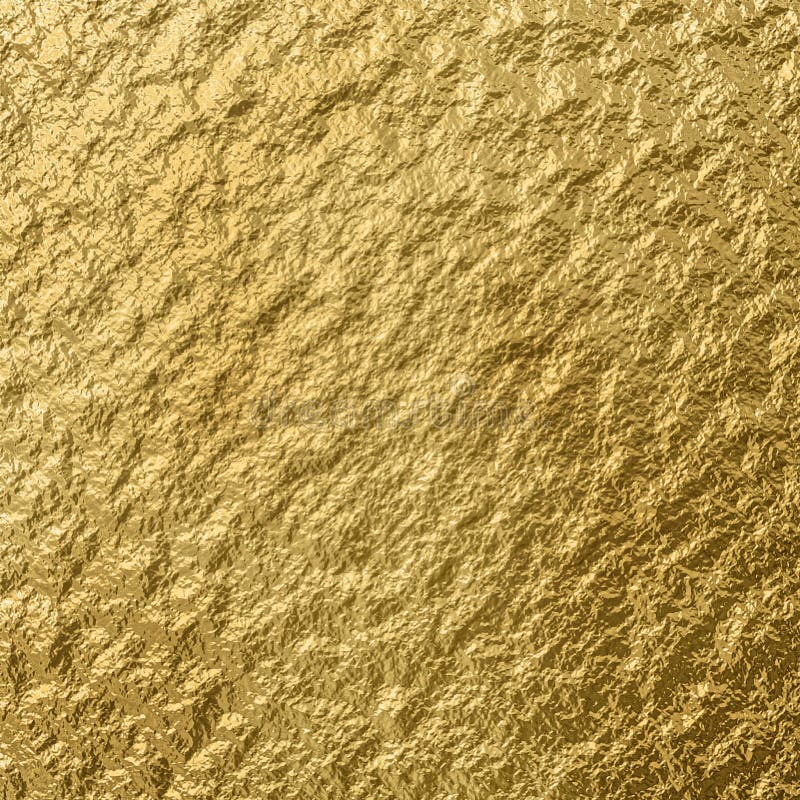 Crinkly Metallic Gold Foil Texture Stock Photo - Image of tinsel, shiny ...