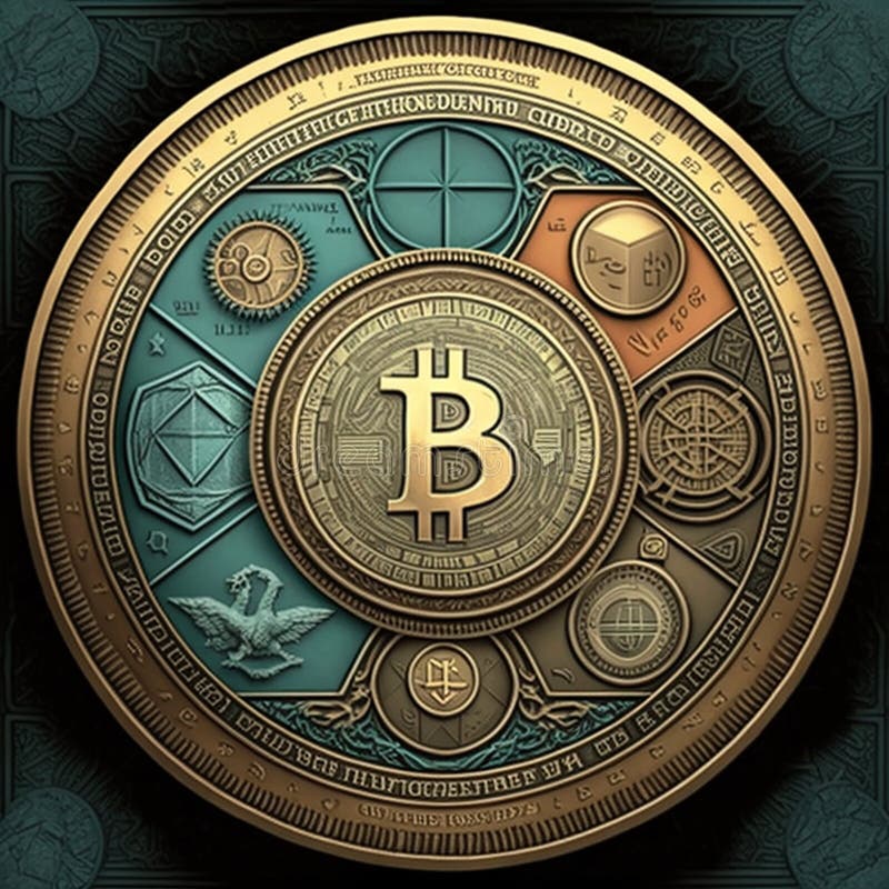 Criptocurrency stock illustration. Illustration of digital - 270739300