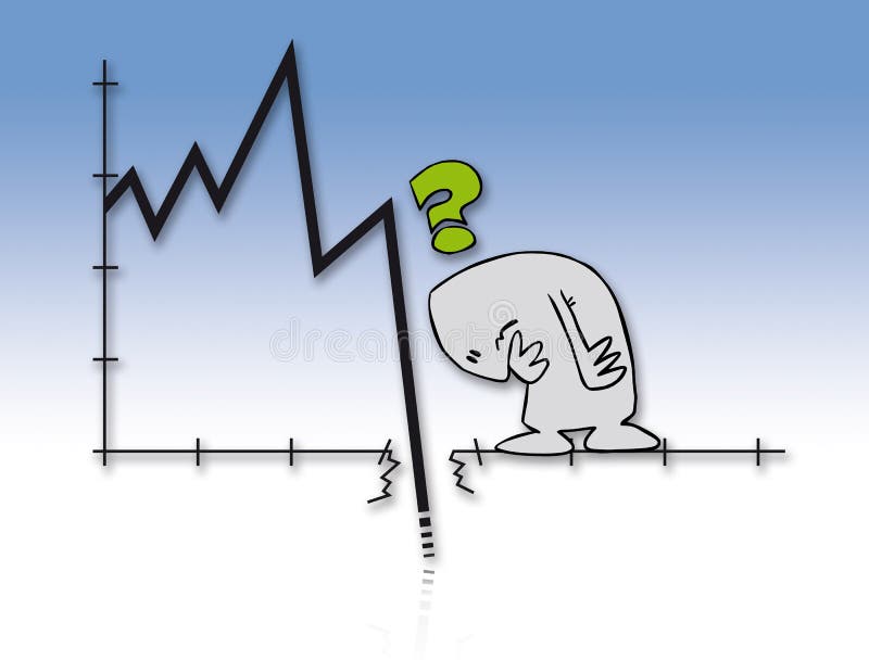 Crisis_03 stock illustration. Illustration of humour - 22336420