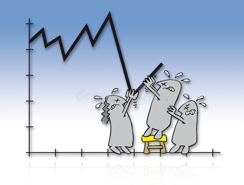 Crisis_04 stock illustration. Illustration of poor, cartoon - 22336422