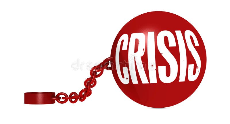 Crisis stock illustration. Illustration of loss, failure - 19664208