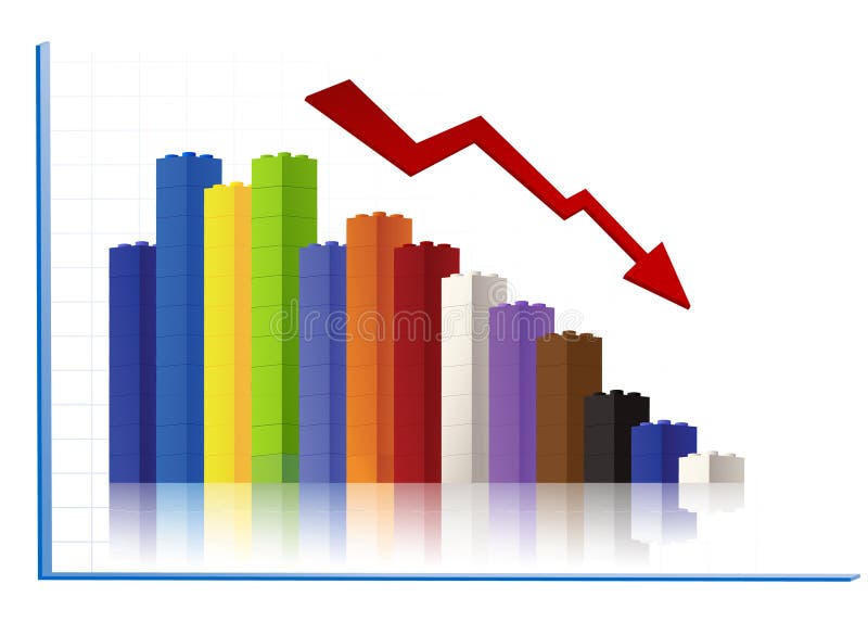 Crisis graph stock vector. Illustration of abstract, crises - 6712016