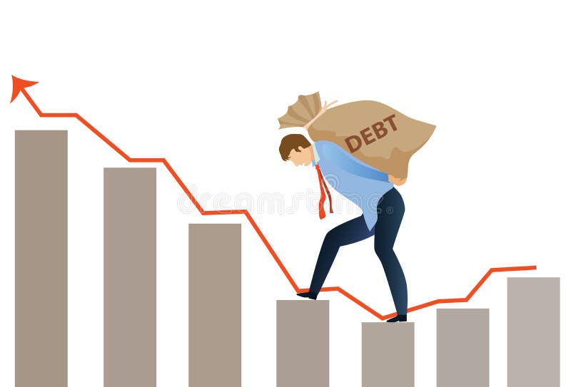 Consumer Debt stock illustration. Illustration of economy - 82167063