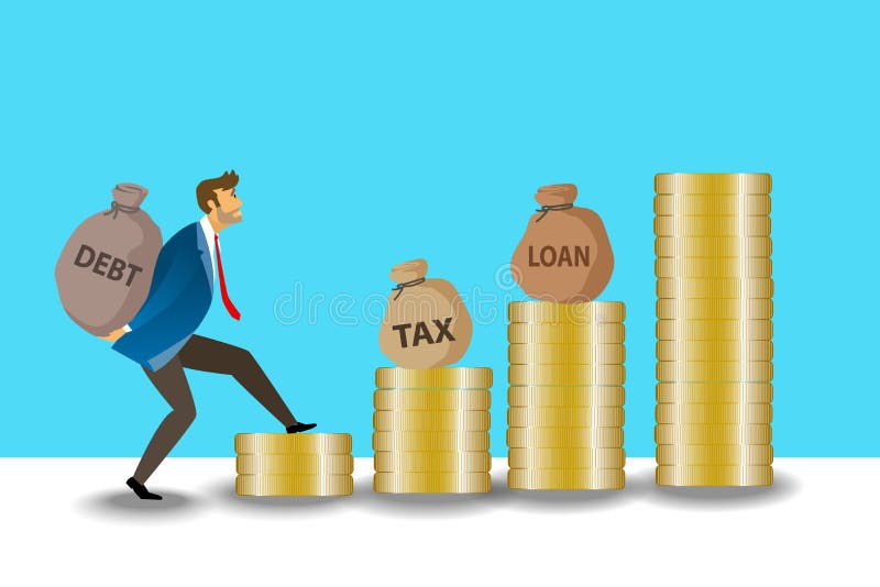 Crisis of High Burden of Consumer Debt, : Client Bears a Bag of Debt ...