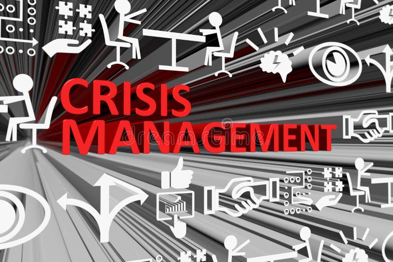 CRISIS MANAGEMENT Concept Blurred Background 3d Stock Illustration ...