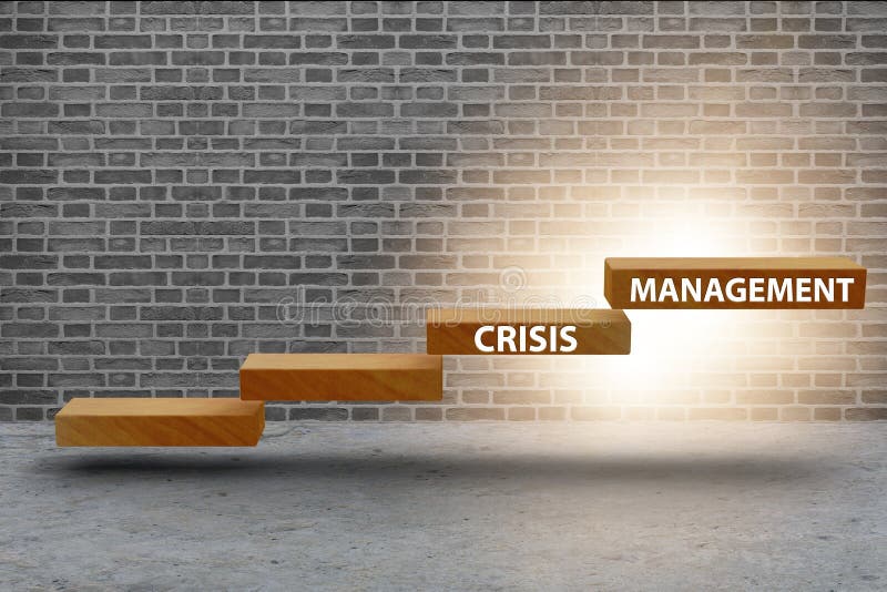 Crisis Management Concept with Steps Stock Image - Image of insurance ...