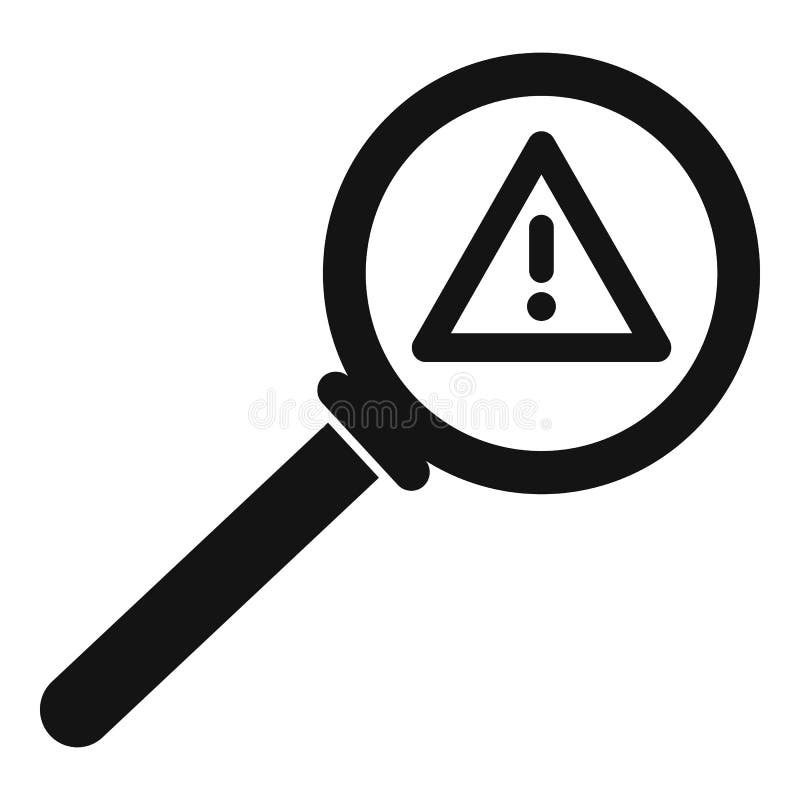 Crisis Warning Icon, Simple Style Stock Vector - Illustration of icon ...
