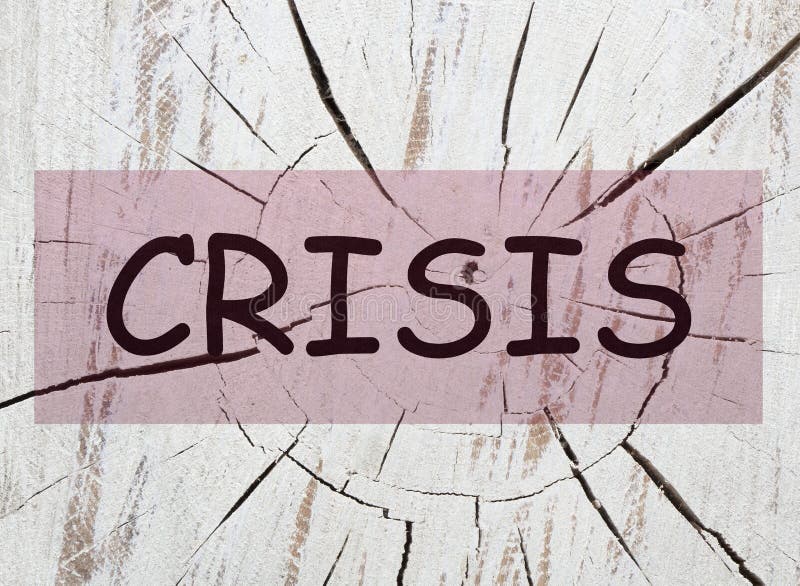 Crisis Word Concept stock photo. Image of challenge - 197823456