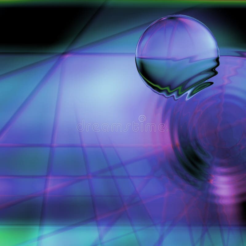 Crisp CGI Sphere Pubble Effect Stock Illustration - Illustration of ...