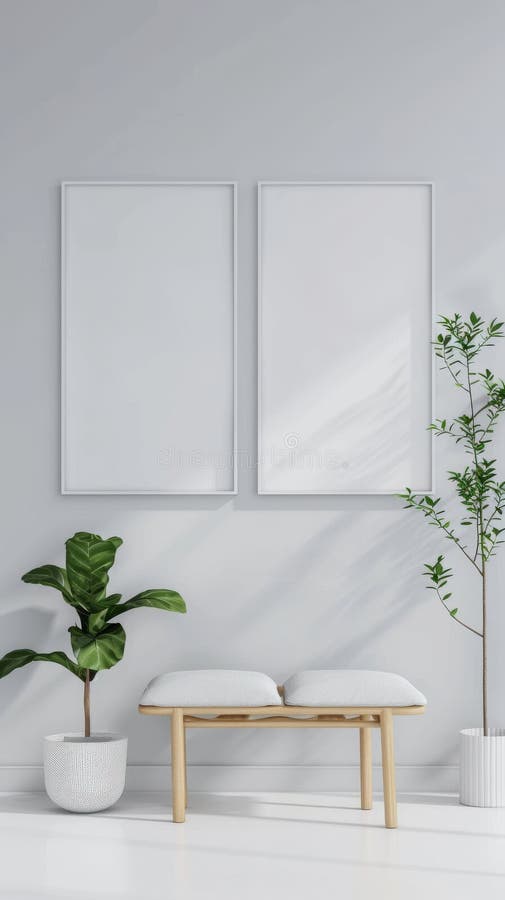 Crisp and Clear Mockup Setup Against a Clean and Polished White ...