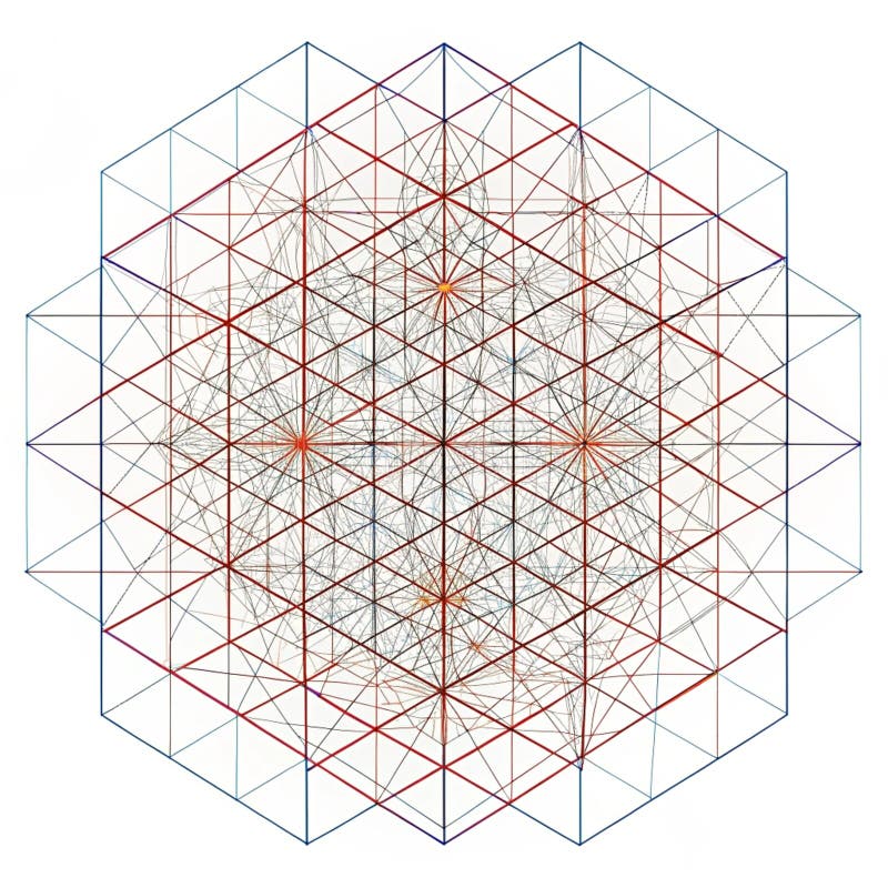 Crisp Geometric Grid stock illustration. Illustration of pattern ...