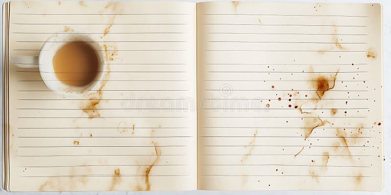 Crisp Lined Notebook Paper Texture with Subtle Shadows for Stationery ...