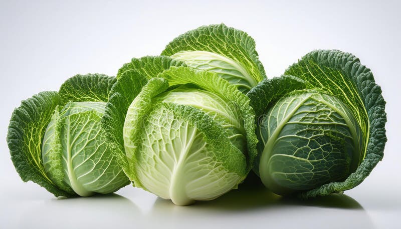 Crisp Savoy Cabbage editorial photography. Illustration of healthy ...