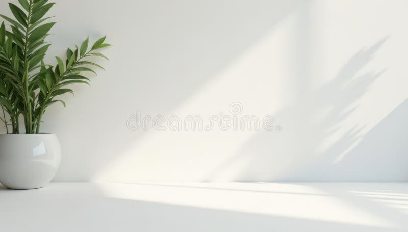 Crisp White Setting, Immaculate Surface, Subtle Light, Elegant, Minimal ...
