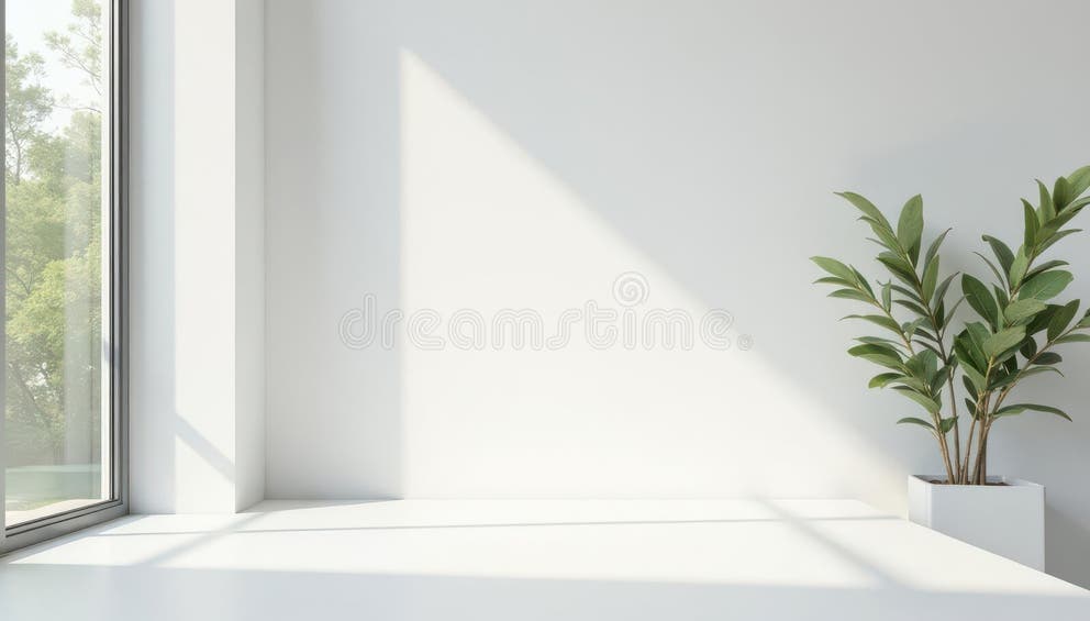 Crisp White Setting, Immaculate Surface, Subtle Light, Mockup, Template ...