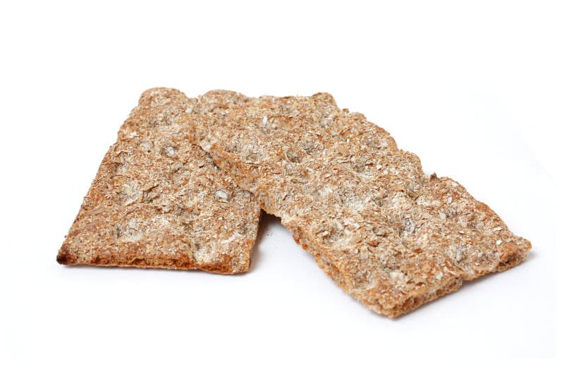Crispbread stock image. Image of cereal, cutout, organic - 10787525