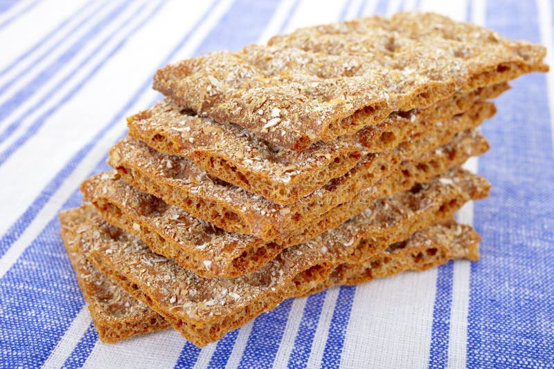 Crispbread stock photo. Image of finish, stack, crispbread - 26102908