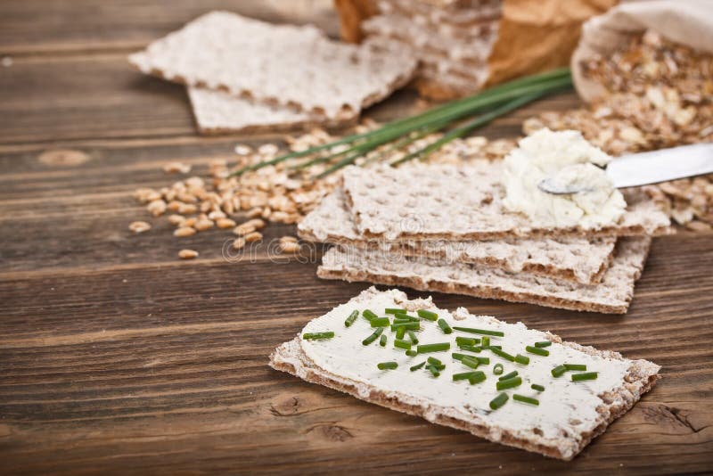 Crispbread stock photo. Image of wooden, healthy, delicacy - 28145062