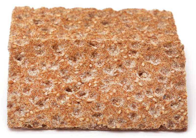 Crispbread with Sesame Seeds Stock Photo - Image of healthy, vegetarian ...