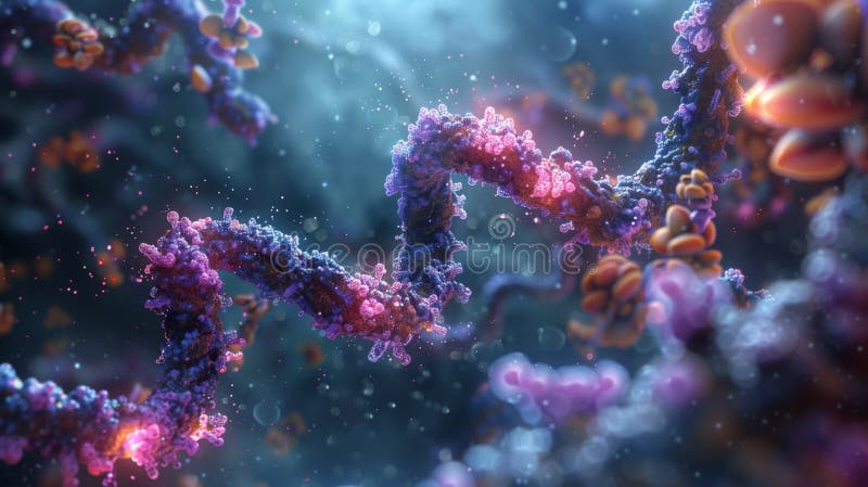 CRISPR Cas9 Mechanism Visualization Stock Image - Image of ...
