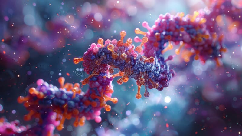 CRISPR Cas Protein Complex stock illustration. Illustration of ...