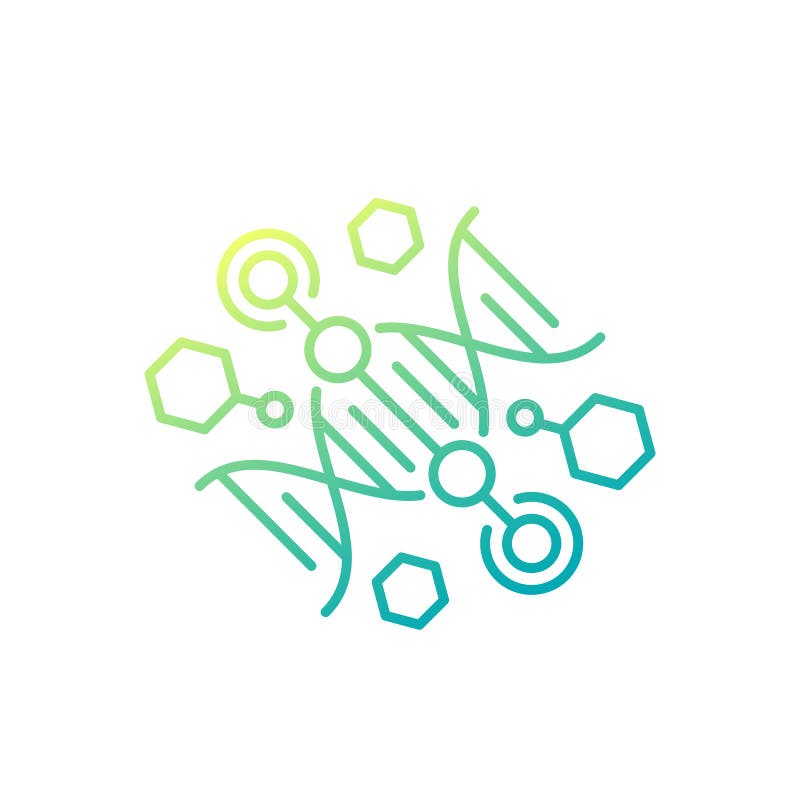 CRISPR Technology Vector Logo Stock Vector - Illustration of gene ...